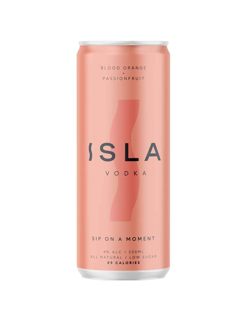 ISLA Vodka + Blood Orange & Passionfruit RTD | DRINK ISLA