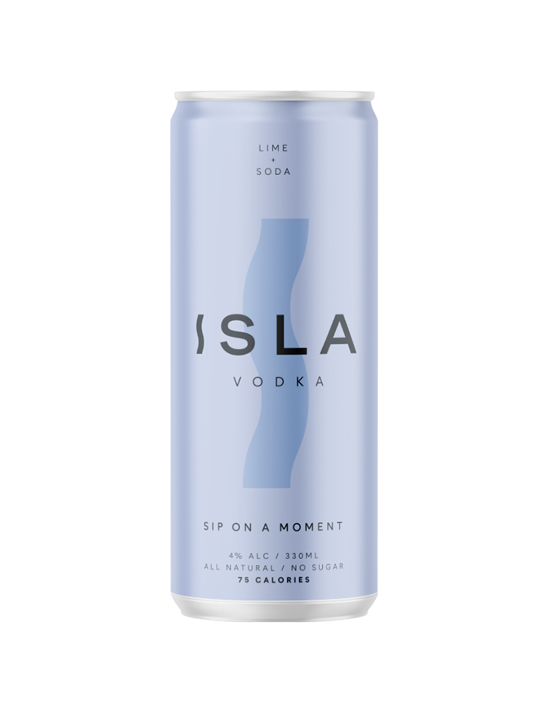 ISLA Vodka + Lime & Soda RTD | DRINK ISLA